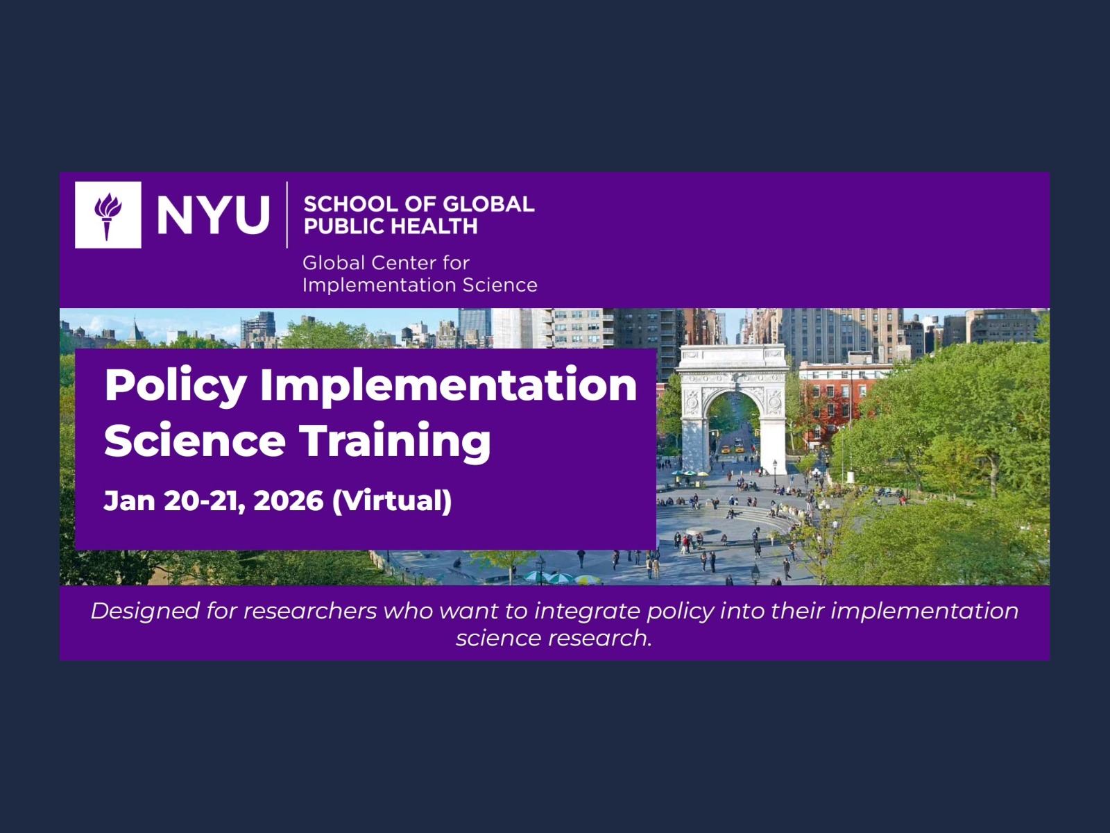 Policy Implementation Science Training - CHERISH